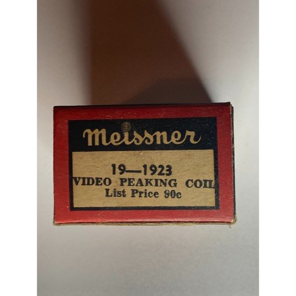 Meissner | Other | Vintage Meissner Video Peaking Coil Nos 32550 Mh ...
